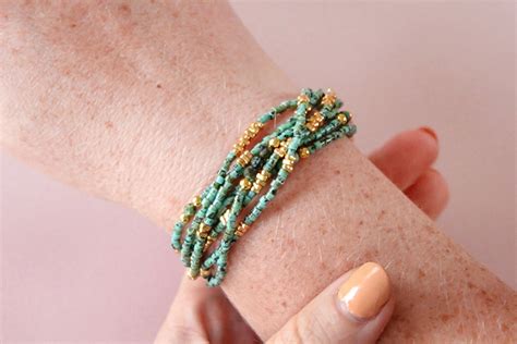 Tuto Bracelet Perles De Rocaille Noeud Coulissant Alicier