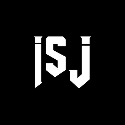 Premium Vector Isj Letter Logo Design For Technology Company Isj Logo