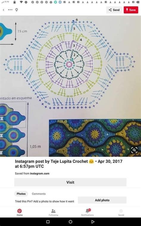 Pin by Инна on Вязание крючком Crochet blanket patterns Crochet square patterns Crochet hexagon