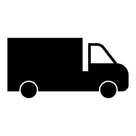 Delivery Lorry Shipping Van Courier Transport Lorry Icon Delivery