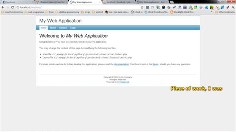 Tutorial Instalasi Yii Framework Di Xampp Programmer Mania