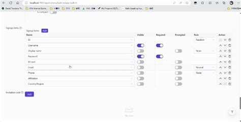 Application Invitation Code Casdoor · An Open Source Ui First