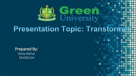 Transformers Ppt