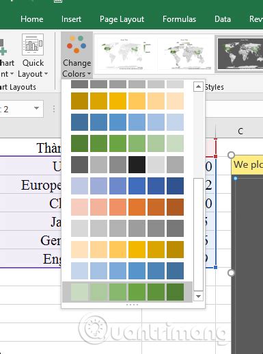 Cách vẽ biểu đồ bản đồ trên Excel HỌC VIỆN ĐÀO TẠO TRỰC TUYẾN TẬN TÂM CHẤT LƯỢNG