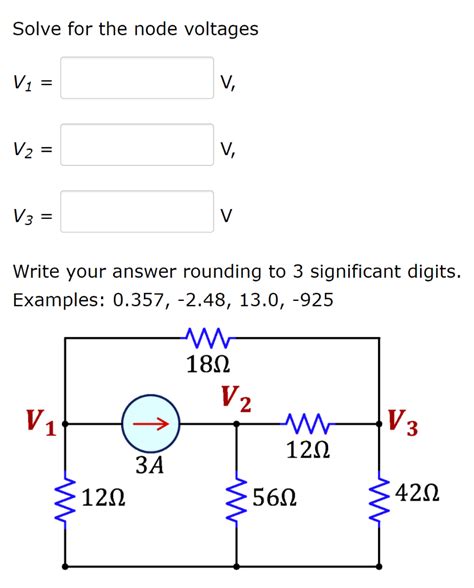 Solved Solve For The Node Voltages V V V V V Chegg