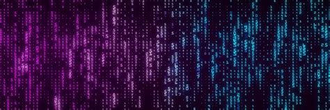Premium Photo Digital Background Matrix With Transfusion Of Blue And Purple Colors Coding Or