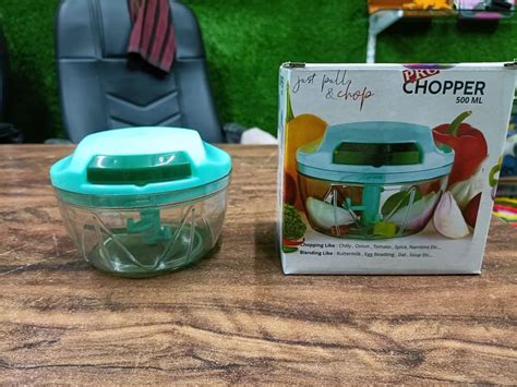 Manual Food Chopper 1000ml Compact And Powerful Hand Held Vegetable