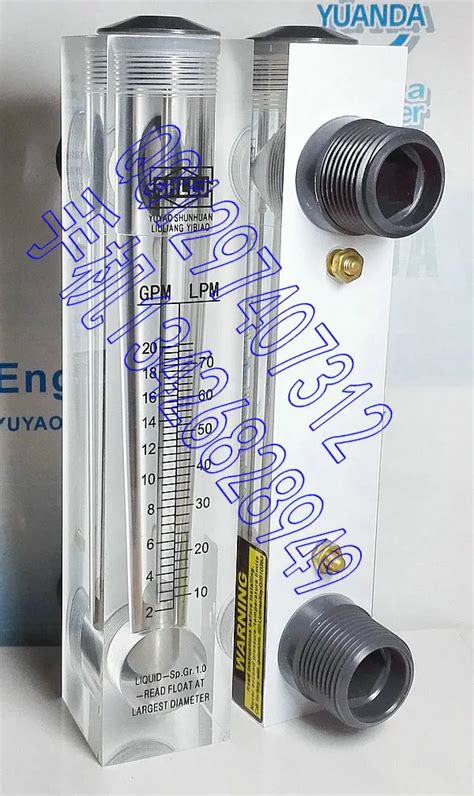 Flow Meter Lzm Panel Type Liquid Flow Meter Lpm Gpm In Flow Meters From Tools On