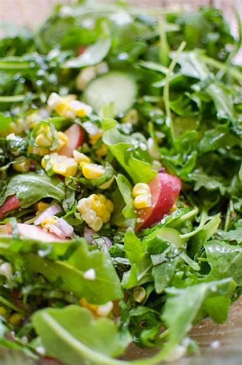 Peach Arugula Salad Recipe Peach Salad Salad Arugula Salad