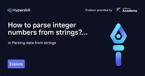 How To Parse Integer Numbers From Strings · Parsing Data From Strings