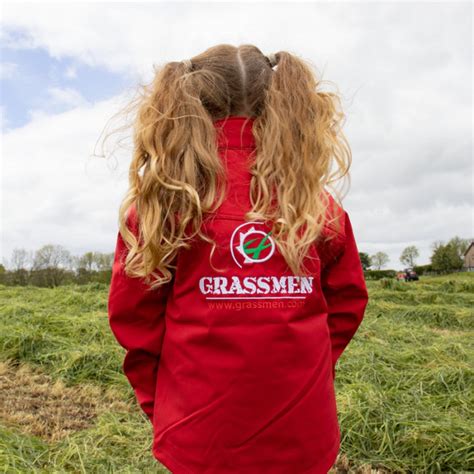 Grassmen Softshell Jacket Red Inishowen Co Op
