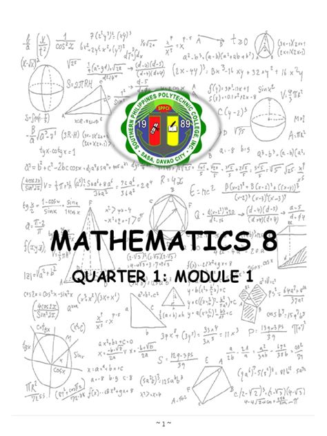 mathematics 8 q1 m1 pdf pdf factorization polynomial