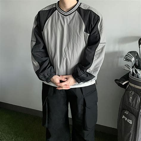 핫딜 클라임미 남성 골프 패딩 맨투맨 남자 겨울 골프웨어 브이넥 긴팔티 라운딩 골프복 긴팔 티셔츠 딜팡 골프용품 전문쇼핑몰