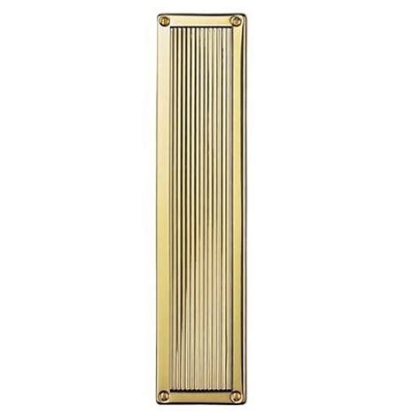 Reeded Brass Finger Plate The Ceramic Store