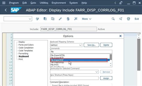 how to download abap code as pdf file
