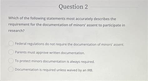 solved question 2which of the following statements most
