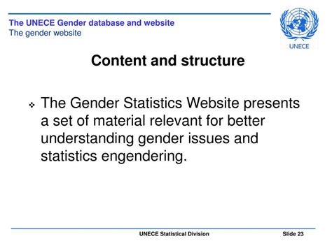 Ppt Unece And Gender Statistics Powerpoint Presentation Free