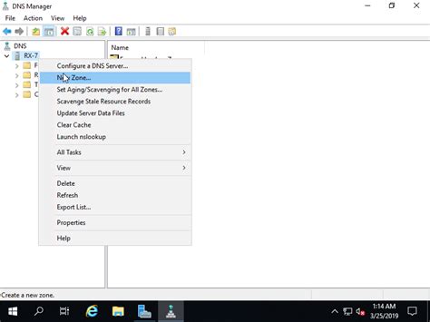 windows server 2019 dns server forward lookup zone server world