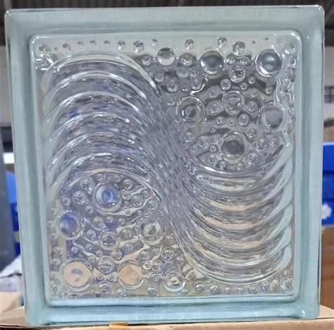 Box 6nos Design Glass Blocks Mulia Indonesia Brand Imported Size 7