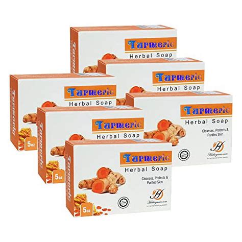 Herboganic Turmeric Herbal Soap Herbal Bar Soap With Benefits Of