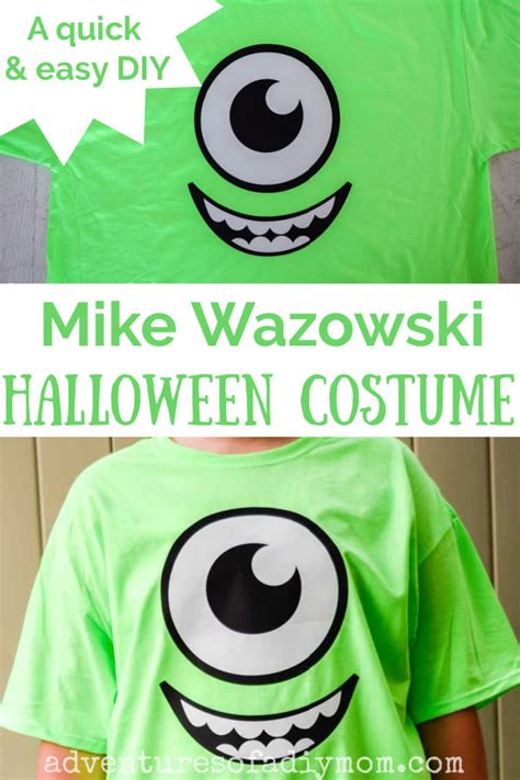 Diy Mike Wazowski Costume Adventures Of A Diy Mom