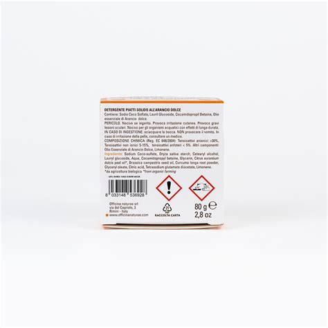 Sweet Orange Solid Dishwashing Officina Naturae