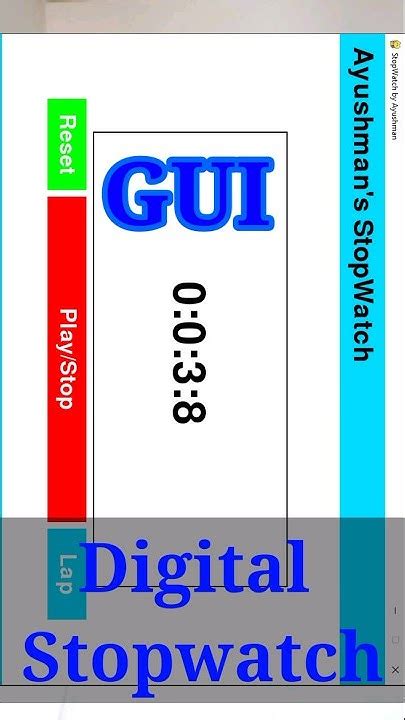 Digital Clock Gui In Python Python Py Apieducation Shprts Shorts