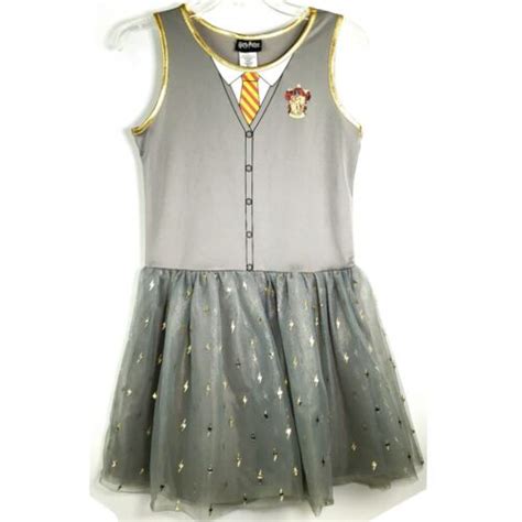 Harry Potter Costume Dress Hermione Granger Gray Tull Gem