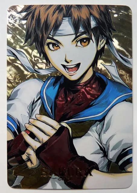 Carte Sexy Girl Waifu Beauty Manga Mint Holo Prism Street Fighter