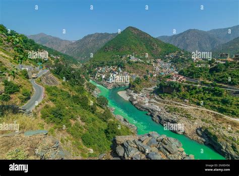 Devprayag Godly Confluencegarhwaluttarakhand India Here Alaknanda