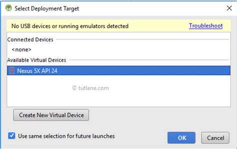 Android Hello World App Example Tutlane
