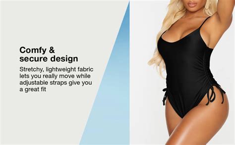 Krlagapas Womens Sexy One Piece Bathing Suit Tummy Control Swimsuit At