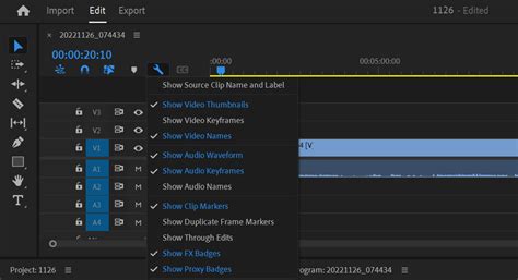 Premiere時間設定：1條軌道瞭解pr Timeline時間軸