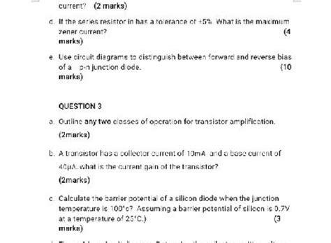 D If The Series Resistor Has A Tolerance Of 5 What Is The Maximum Zen