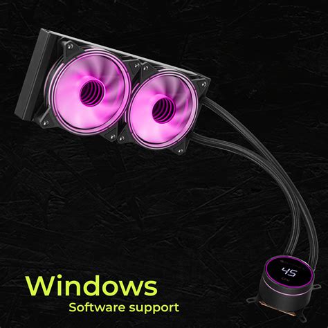 Buy Zebronics Aio240tb 240mm Aio Liquid Cooler Black At Best Price In