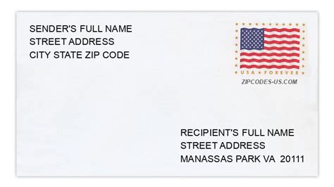 Manassas Park Virginia Zip Codes