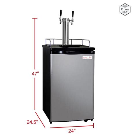 Homebrew Beer Kegerator Krome Brew Easy Setup Just Plug And Play