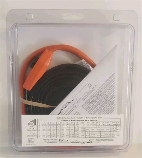 Frost King Electric Water Pipe Heat Cable Hc12 12ft New Sealed Ebay