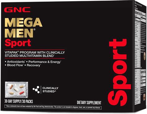 Gnc Mega Men Focus And Cognition Vitapak Program 30 Servings