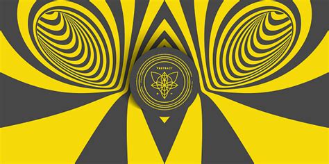 검은 색과 노란색 추상 줄무늬 배경입니다 착시 패턴 3d 초현실적 벡터 일러스트레이션 3차원 형태에 대한 스톡 벡터 아트 및 기타 이미지 3차원 형태 강렬하고 밝은