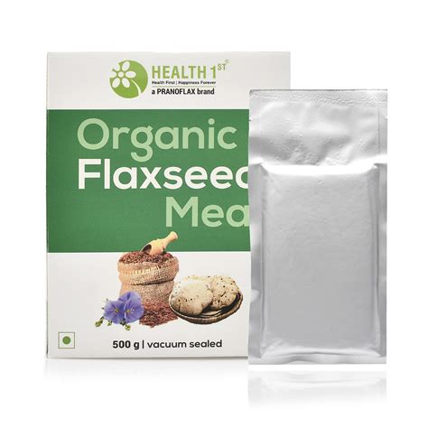 Health 1st Organic Flaxseed Meal 500 Grams 10 Sachets X 50 Gm