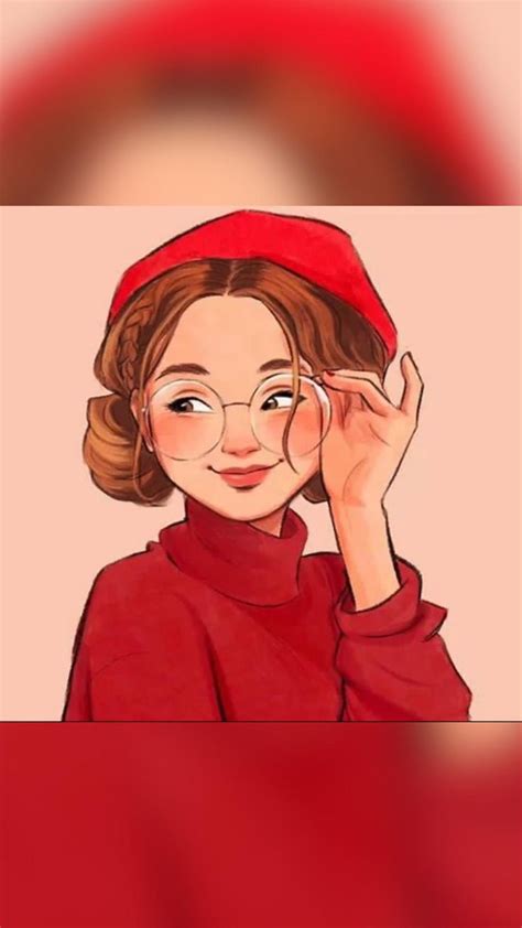 Cute Cartoon Girl 🥰 👧 Cute Cartoon Wallpapers Cute Drawings Cartoon