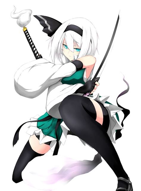 Sword Reference Dual Swords Sword Poses Hair Simple Black Gloves