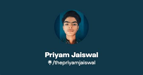 Priyam Jaiswal Linktree