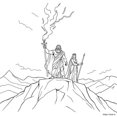 Lore Olympus Halaman Mewarnai