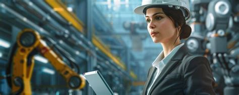 Robotic Arm Programming By Automation Engineer On Tablet Premium Ai