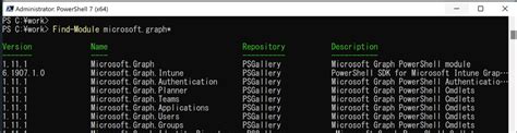 Microsoft Graph Powershell Sdk のインストール Tos Akibaのブログ