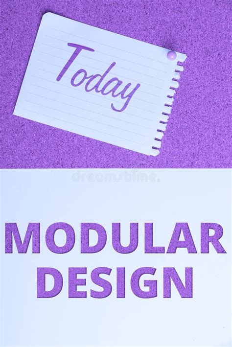 Conceptual Display Modular Design Concept Meaning Using Technology As