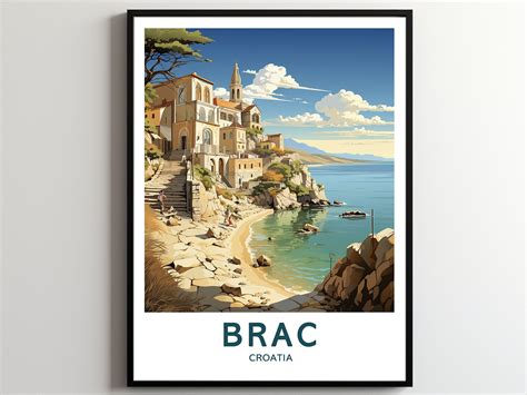 Brac Travel Print Wall Art Brac Wall Hanging Home Décor Brac Etsy