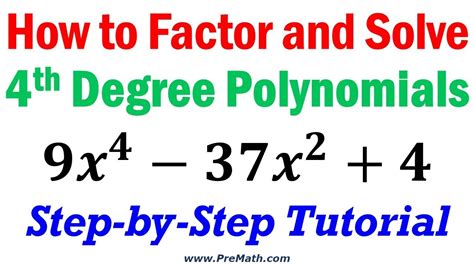 How To Factor Higher Power Polynomials Rhowtoa
